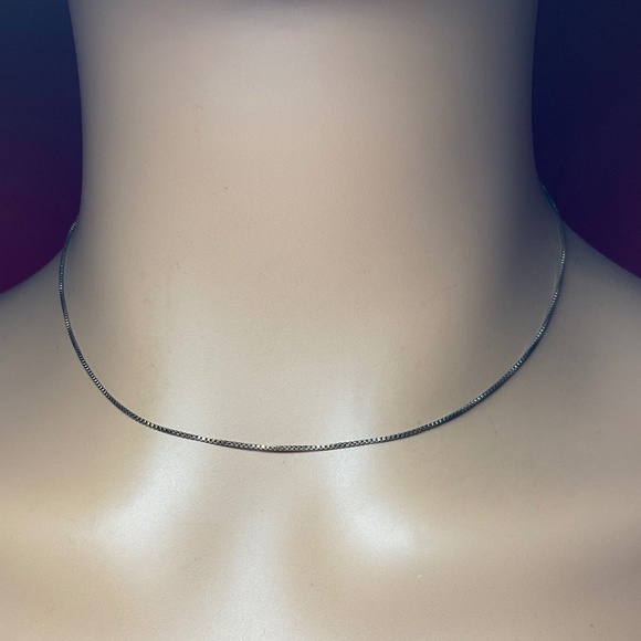 Jewelry | Sterling Silver Chain Necklace 16 Inches Long | Poshmark